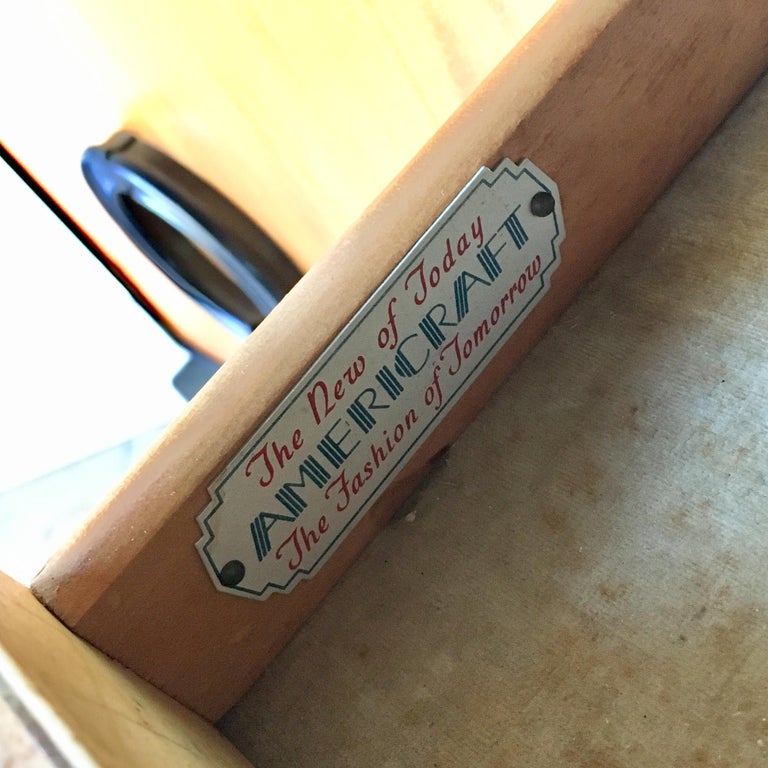 Ebonised and Wooden Cabinet by Americraft, 1970s at 1stDibs