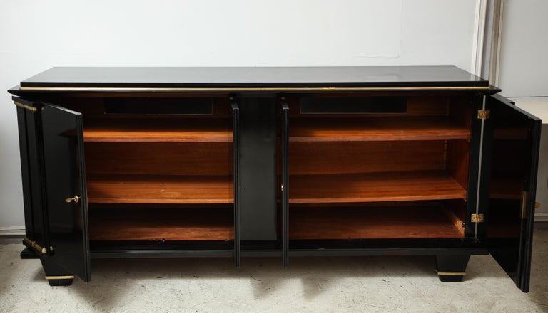 French Architectural Sideboard with Bronze Mounts at 1stDibs