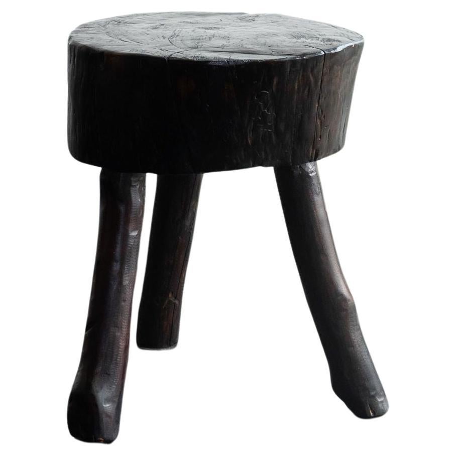 Ebonized Brutalist Side Table, Spain, 1960s For Sale at 1stDibs