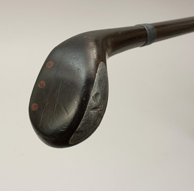Ebonized Golf Walking Cane, Sunday Club at 1stDibs | golf club walking cane