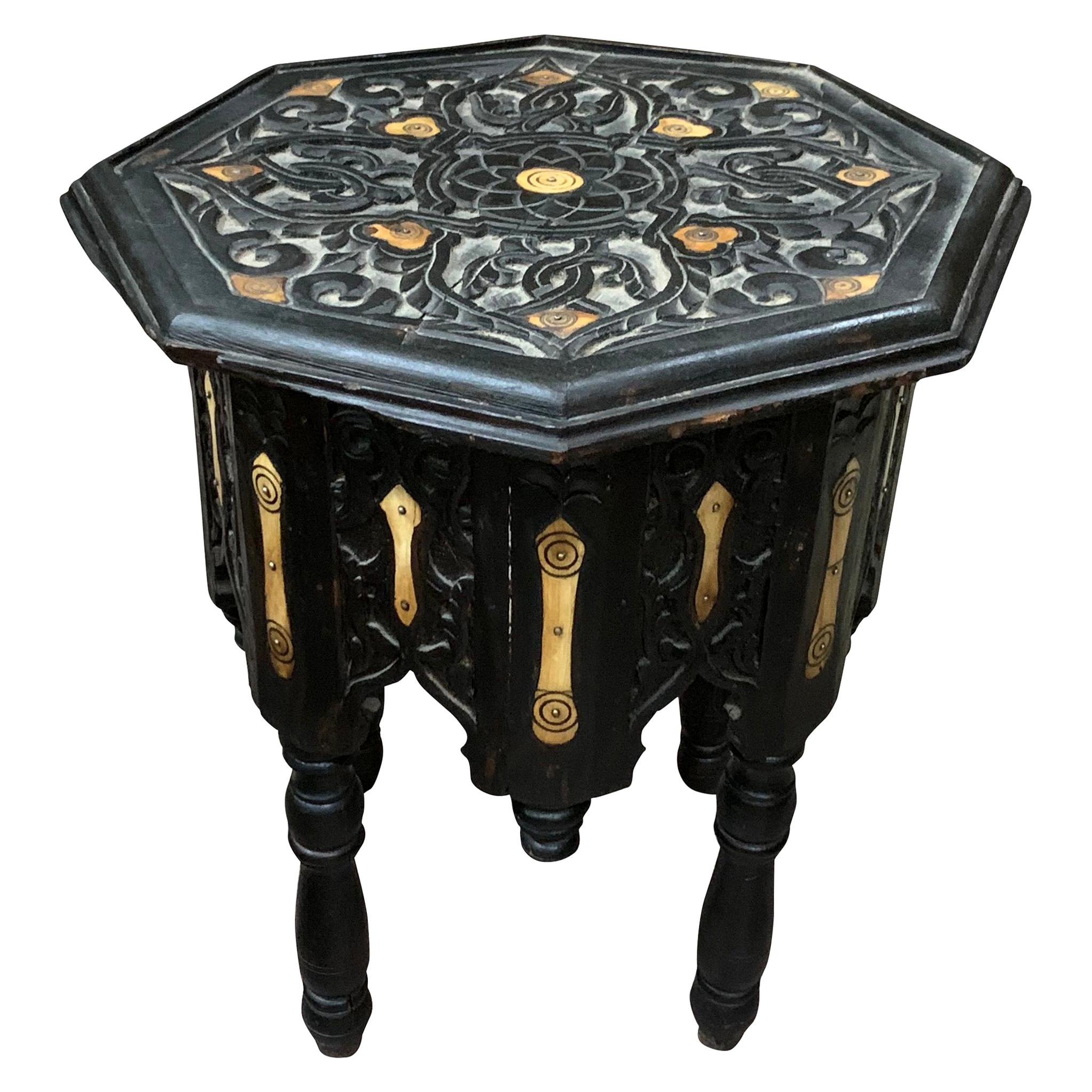 19th Century Liberty and Co. Octagonal Inlaid Table in Excellent ...