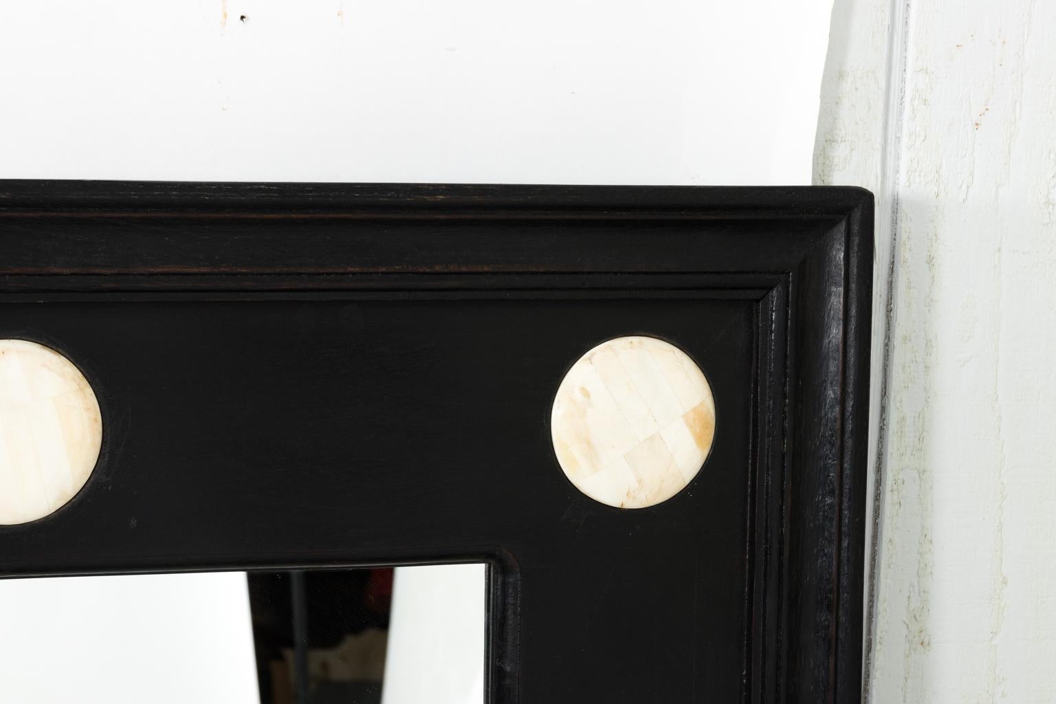 Ebonized Rectangular Mirror For Sale at 1stDibs