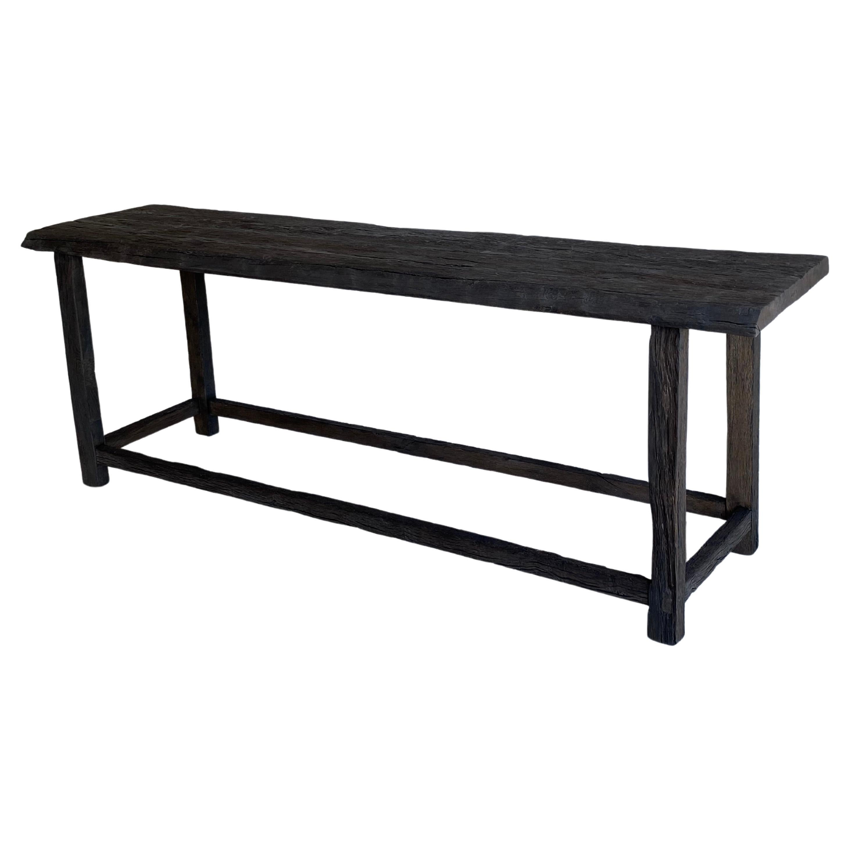 Primitive Console Table in the Wabi Sabi Aesthetic at 1stDibs