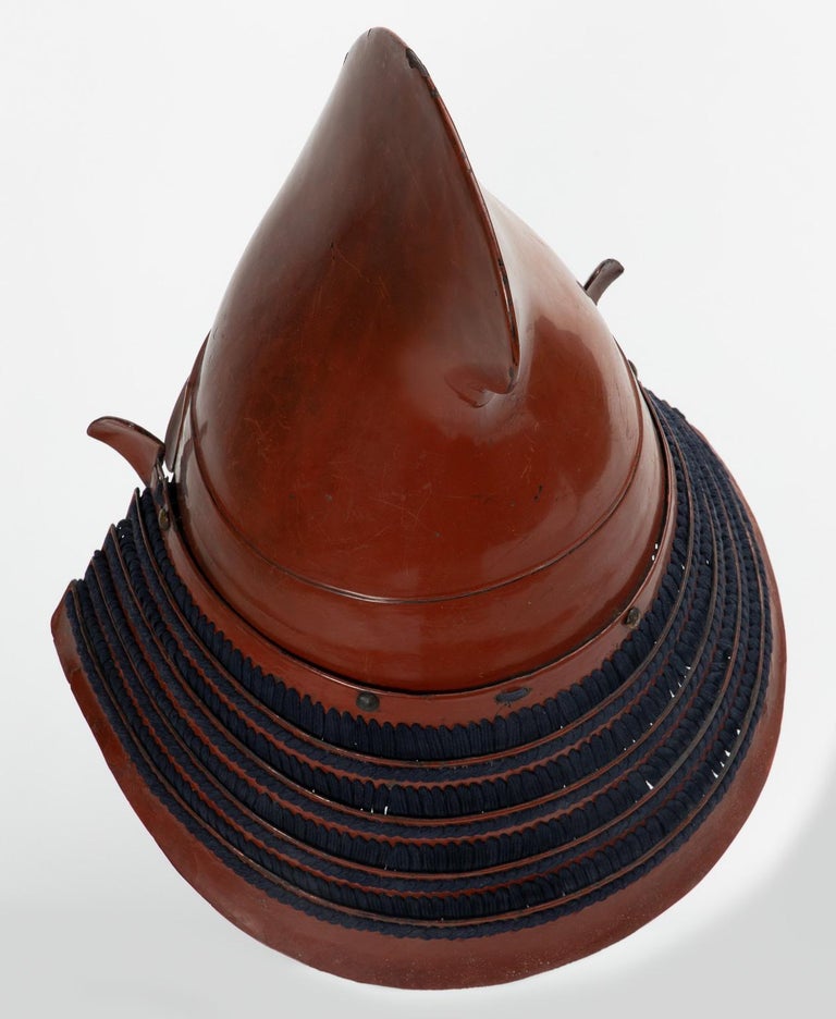 Eboshi-Nari Kabuto, Samurai Helmet in the Shape of a Court Cap at 1stDibs