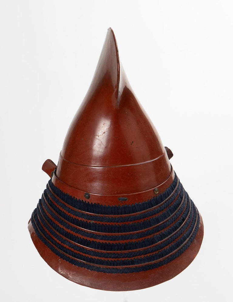 Eboshi-Nari Kabuto, Samurai Helmet in the Shape of a Court Cap at 1stDibs