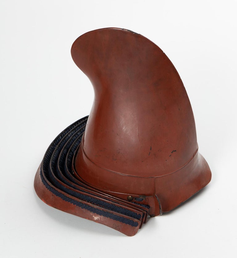 Eboshi-Nari Kabuto, Samurai Helmet in the Shape of a Court Cap at 1stDibs
