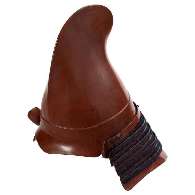 Eboshi-Nari Kabuto, Samurai Helmet in the Shape of a Court Cap at 1stDibs