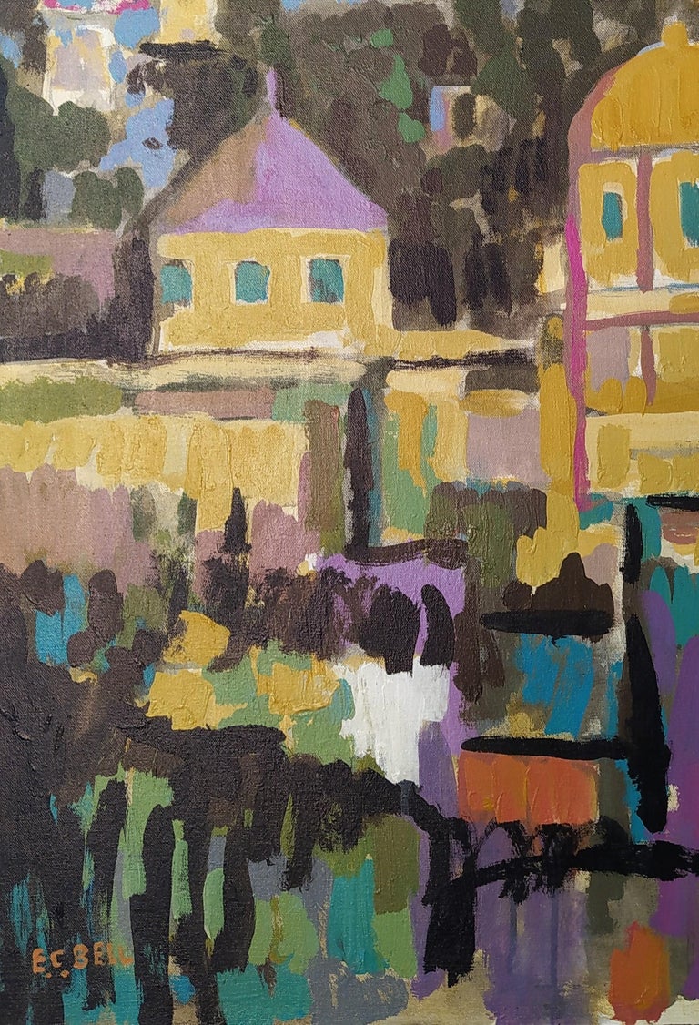 E.C. Bell - "Domes" - Colorful vertical and outdoor expressionist ...