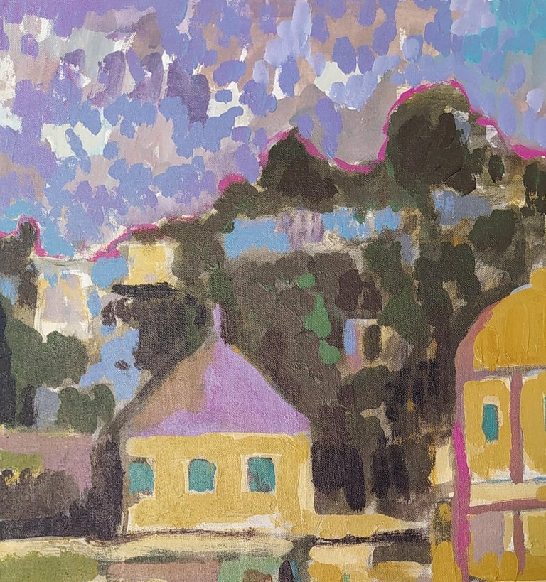 E.C. Bell - "Domes" - Colorful vertical and outdoor expressionist ...
