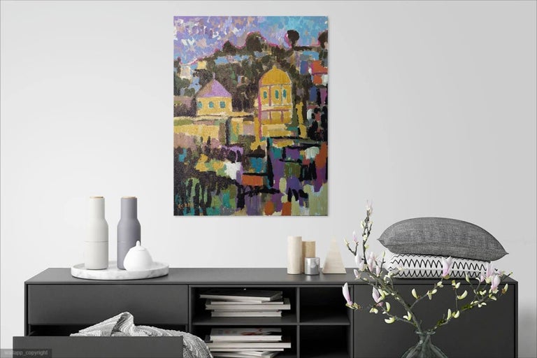 E.C. Bell - "Domes" - Colorful vertical and outdoor expressionist ...