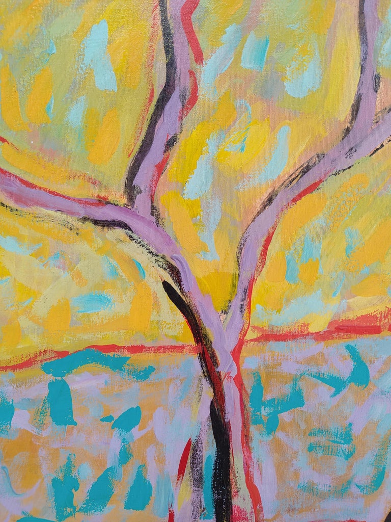 E.C. Bell - "Never More" - Vertical expressionist landscape with nudes ...