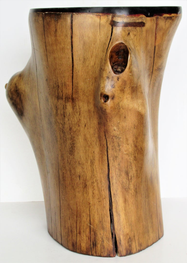Organic Modern Wood Stump Table at 1stDibs