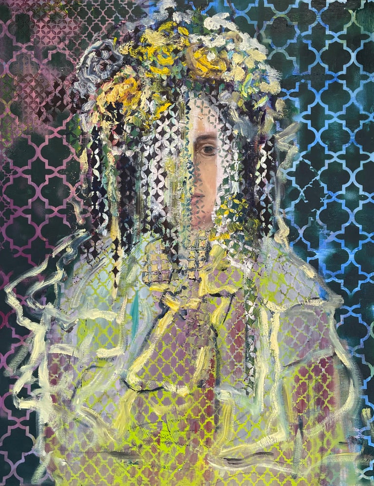 Ece Gauer - Hidden, 2020, oil on canvas, figurative painting For Sale ...