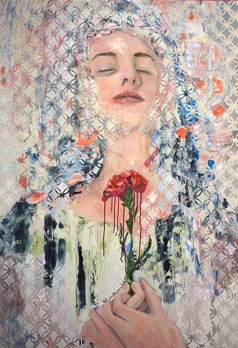 Ece Gauer - Zahir and Batin, 2020, oil on canvas, figurative painting ...