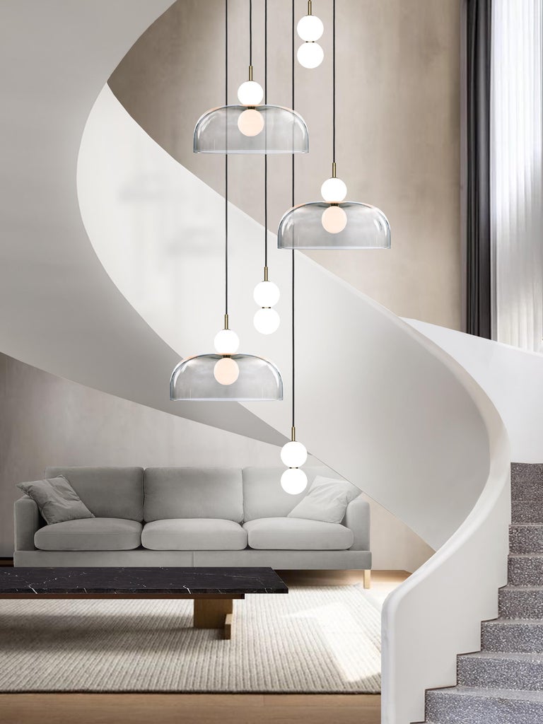 Echo 6 Piece Cluster, Lamp and Shade For Sale at 1stDibs