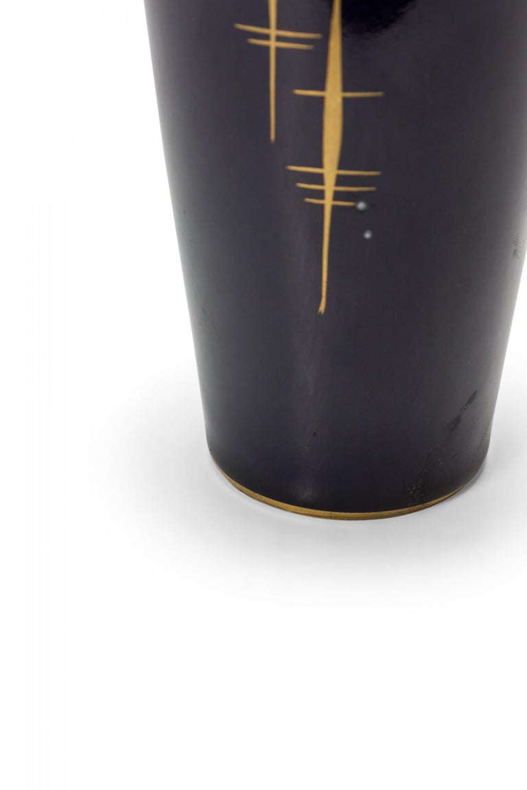 Echt Kobalt German Mid-Century Blue Glass Pitcher For Sale at 1stDibs