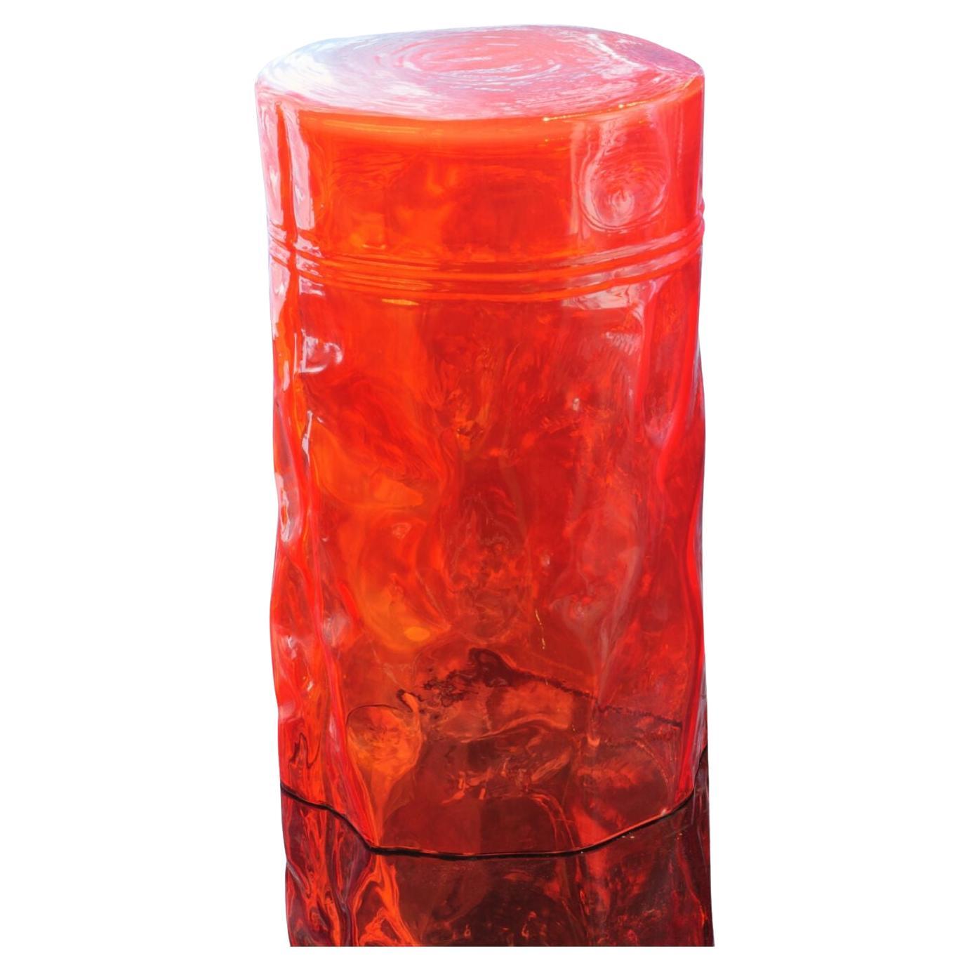 Eclectic Contemporary Murano Glass Stool For Sale at 1stDibs