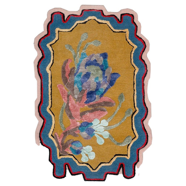 Eclectic Florem Rug For Sale at 1stDibs