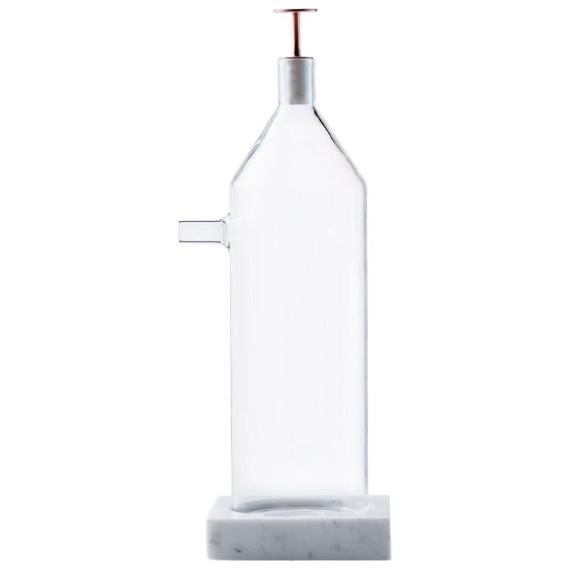 White Carrara Marble Bottle Holder For Sale at 1stDibs