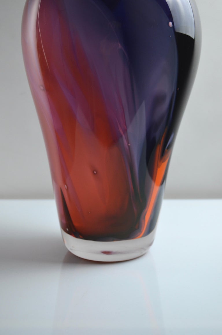 Eco Crystal Vase, Supernova Collection by BF Glass Studio For Sale at ...