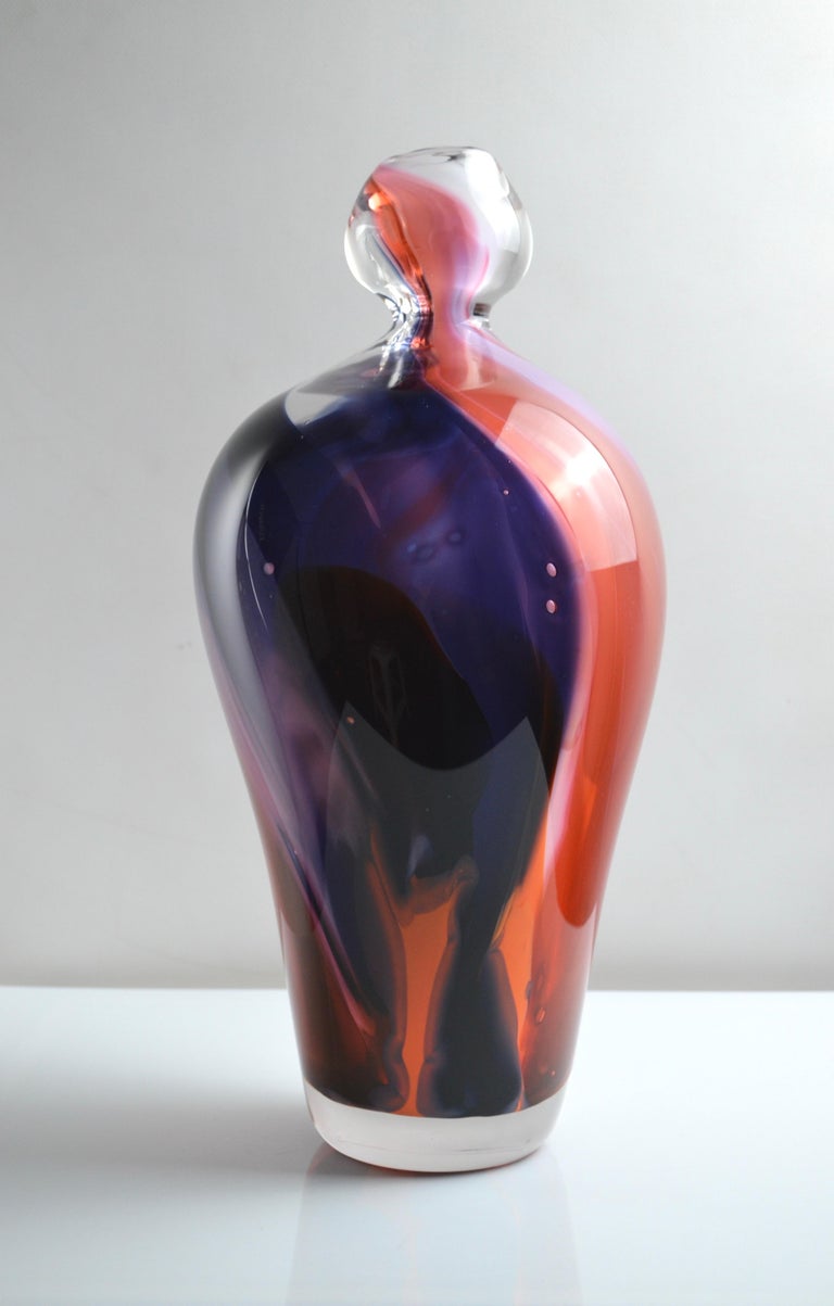 Eco Crystal Vase, Supernova Collection by BF Glass Studio For Sale at ...