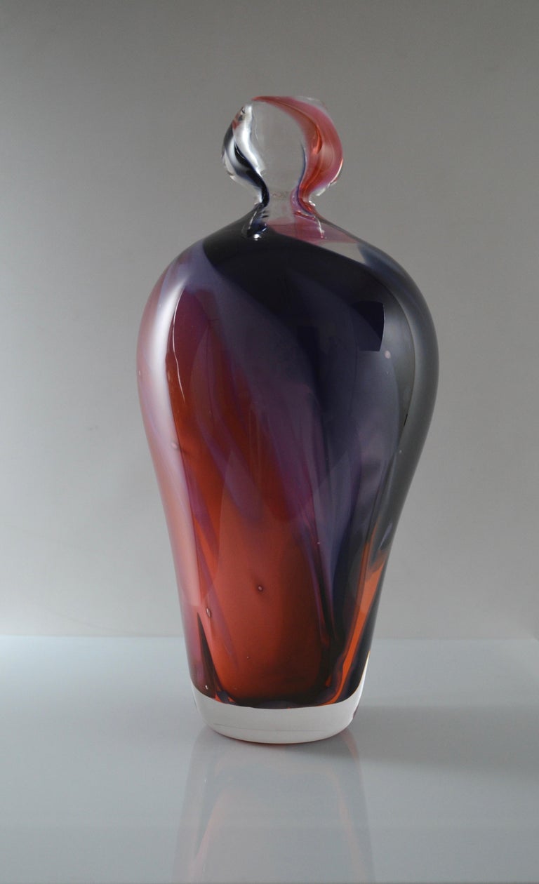 Eco Crystal Vase, Supernova Collection by BF Glass Studio For Sale at ...