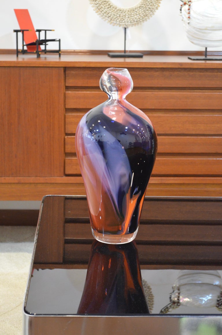 Eco Crystal Vase, Supernova Collection by BF Glass Studio For Sale at ...