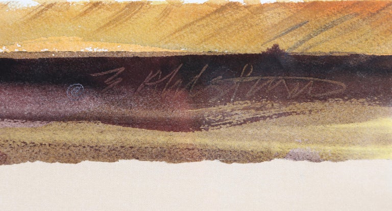 Ed Ahlstrom - "Bananas", 1983, Framed Watercolor by Ed Ahlstrom For ...