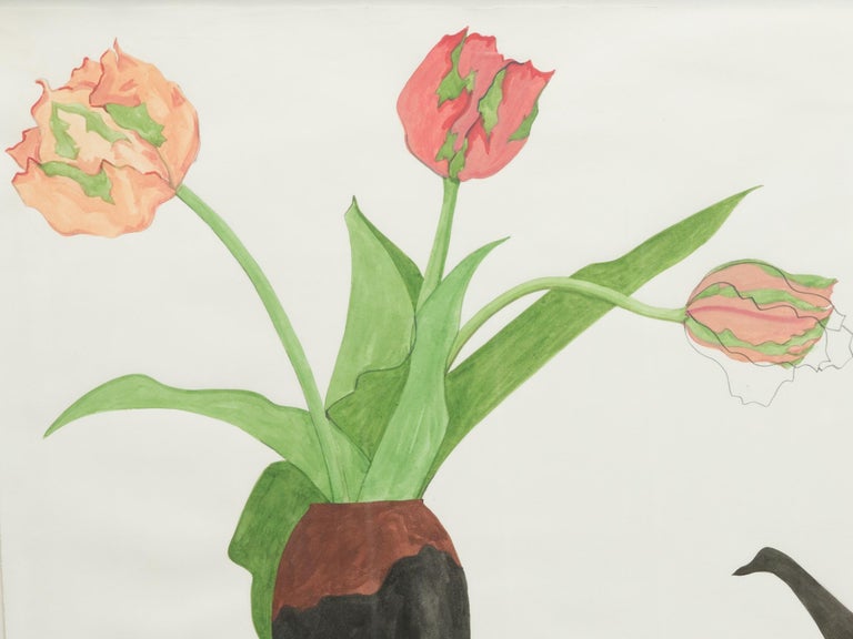 Ed Baynard Original Watercolor, Signed in Pencil and Dated 1982 at 1stDibs