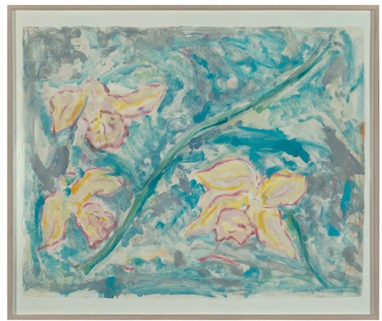 Ed Baynard - Rare Untitled Monotype with Hand Coloring by Ed Baynard ...