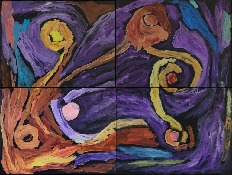 Ed Belbruno - Spring Sky, quadriptych For Sale at 1stDibs
