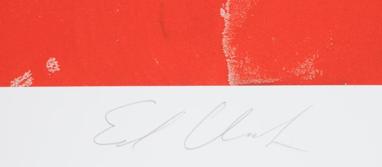 Ed Clark - Large Colorful Abstract Lithograph by Ed Clark at 1stDibs