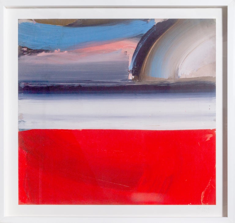 Ed Clark - Large Colorful Abstract Lithograph by Ed Clark at 1stDibs
