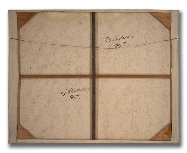 Ed Gilliam - Massive 7-Foot Abstract Oil Painting on Canvas by Ed ...