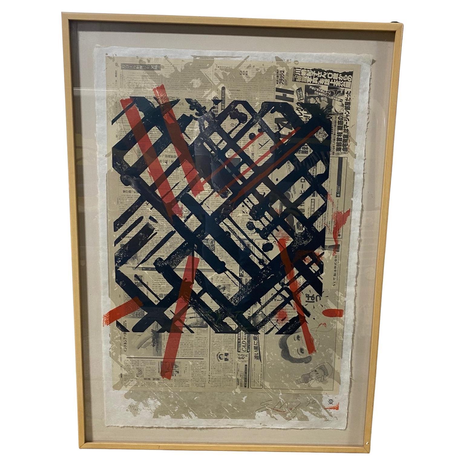 David Weidman Signed and Numbered ED of 250 Silkscreen Walking at 1stDibs