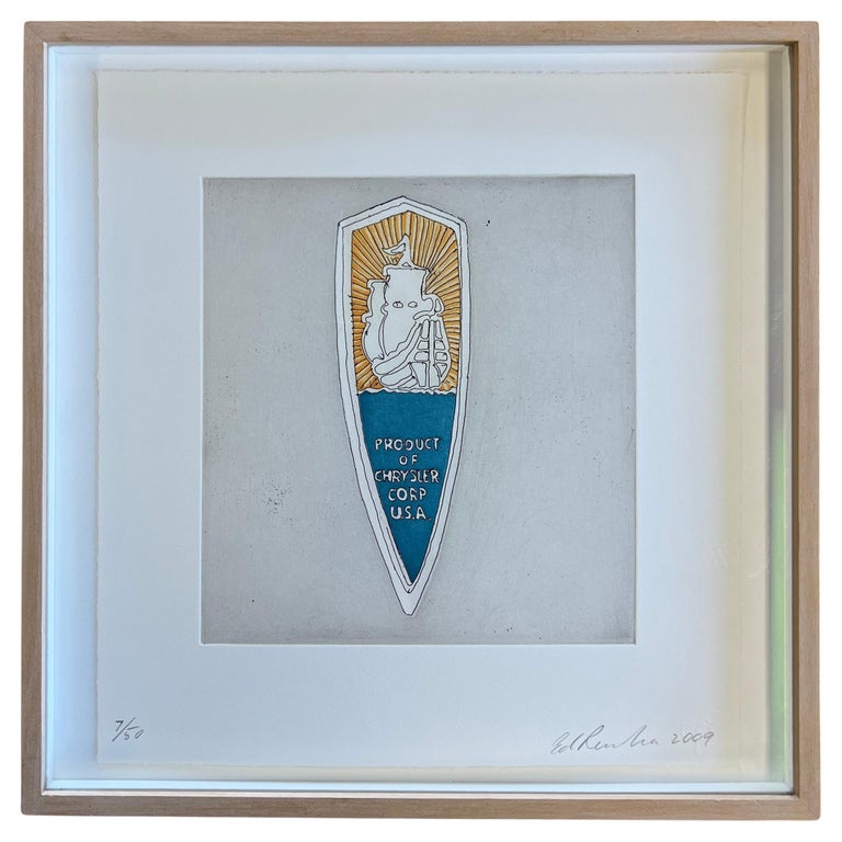 Ed Ruscha “Chrysler” Motor City 2009 7/50 For Sale at 1stDibs