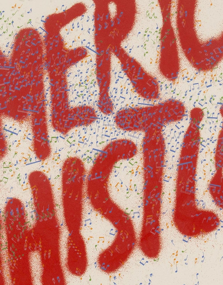 Ed Ruscha Lithograph "America Whistles", Signed at 1stDibs