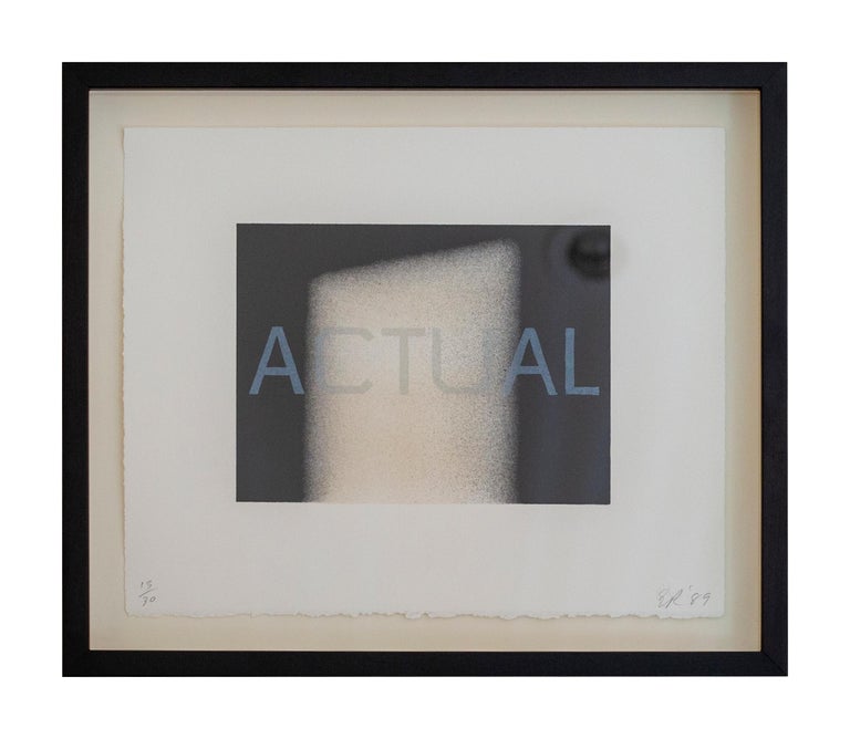 Ed Ruscha - Actual For Sale at 1stDibs