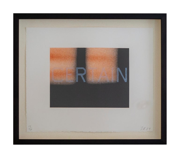 Ed Ruscha - Certain For Sale at 1stDibs