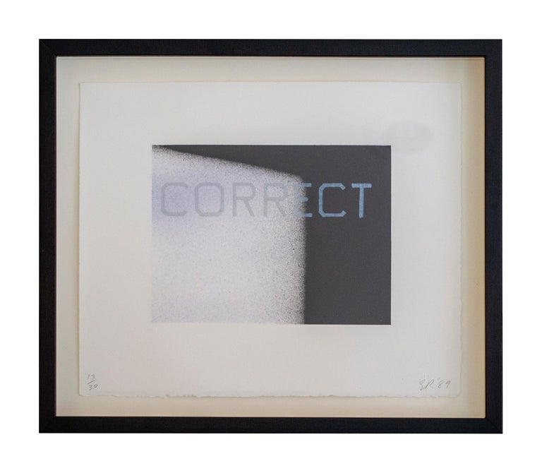 Ed Ruscha - Correct at 1stDibs