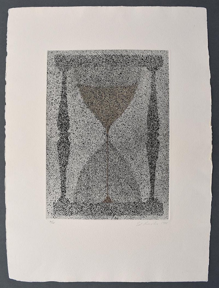 Ed Ruscha - Hourglass Reloj de Arena - Amercian Pop Art For Sale at 1stDibs