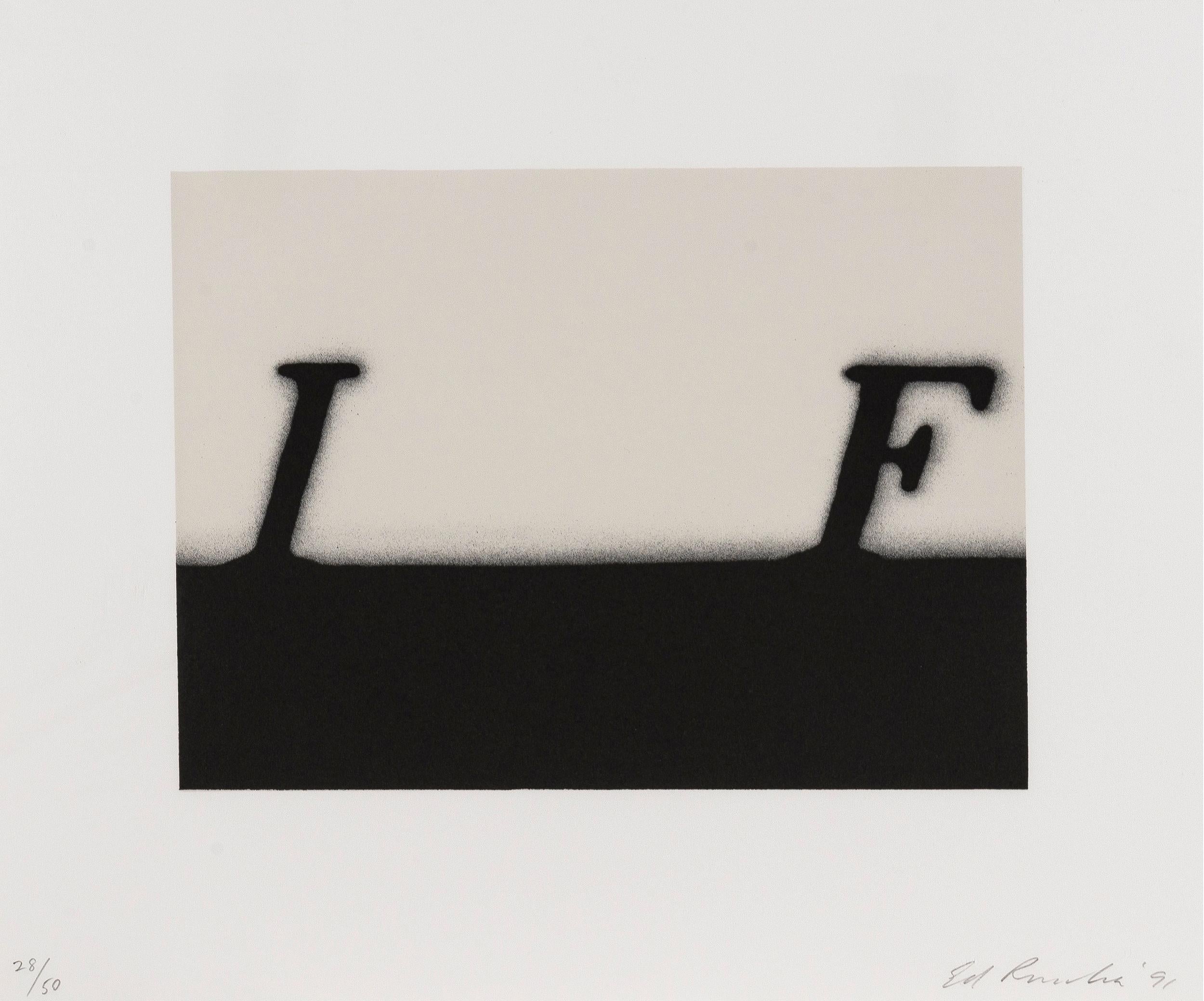 Ed Ruscha - Girls, from the World Series For Sale at 1stDibs