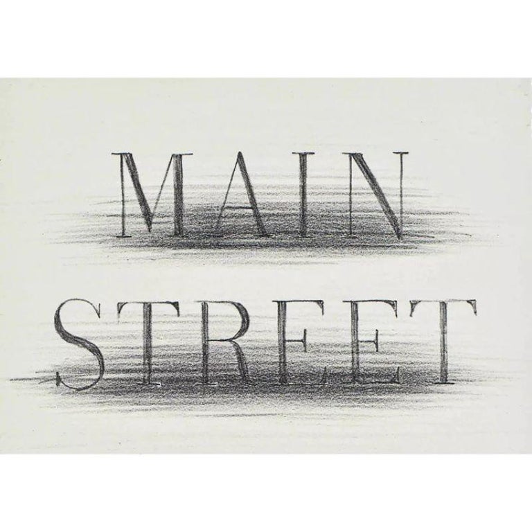 Ed Ruscha - Main Street For Sale at 1stDibs