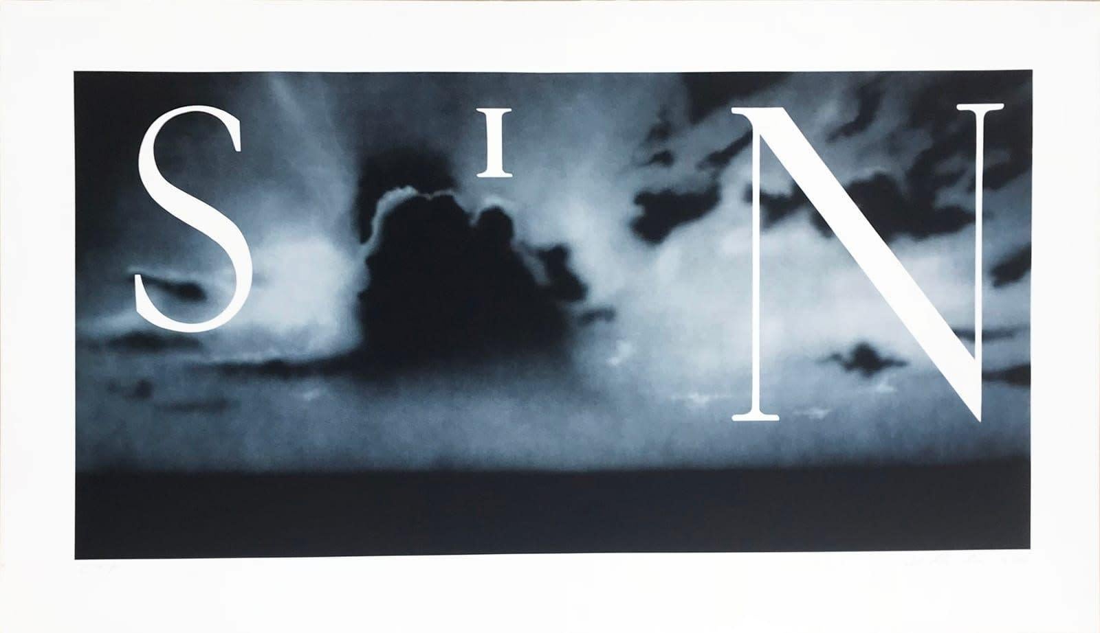 Ed Ruscha - Sin By Ed Ruscha For Sale at 1stDibs