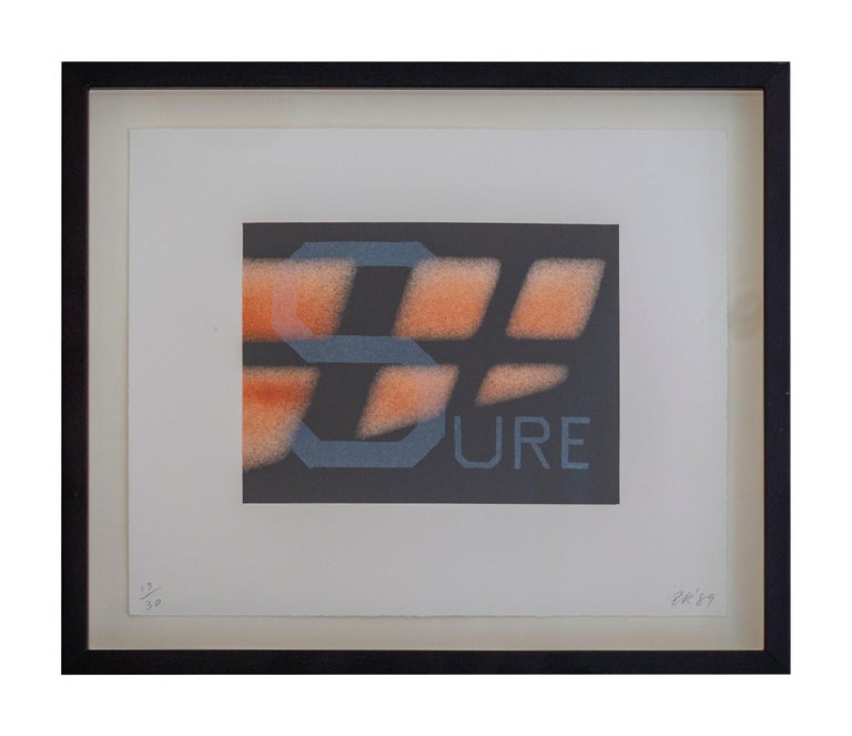 Ed Ruscha - Sure For Sale at 1stDibs