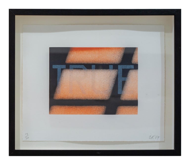 Ed Ruscha - True For Sale at 1stDibs