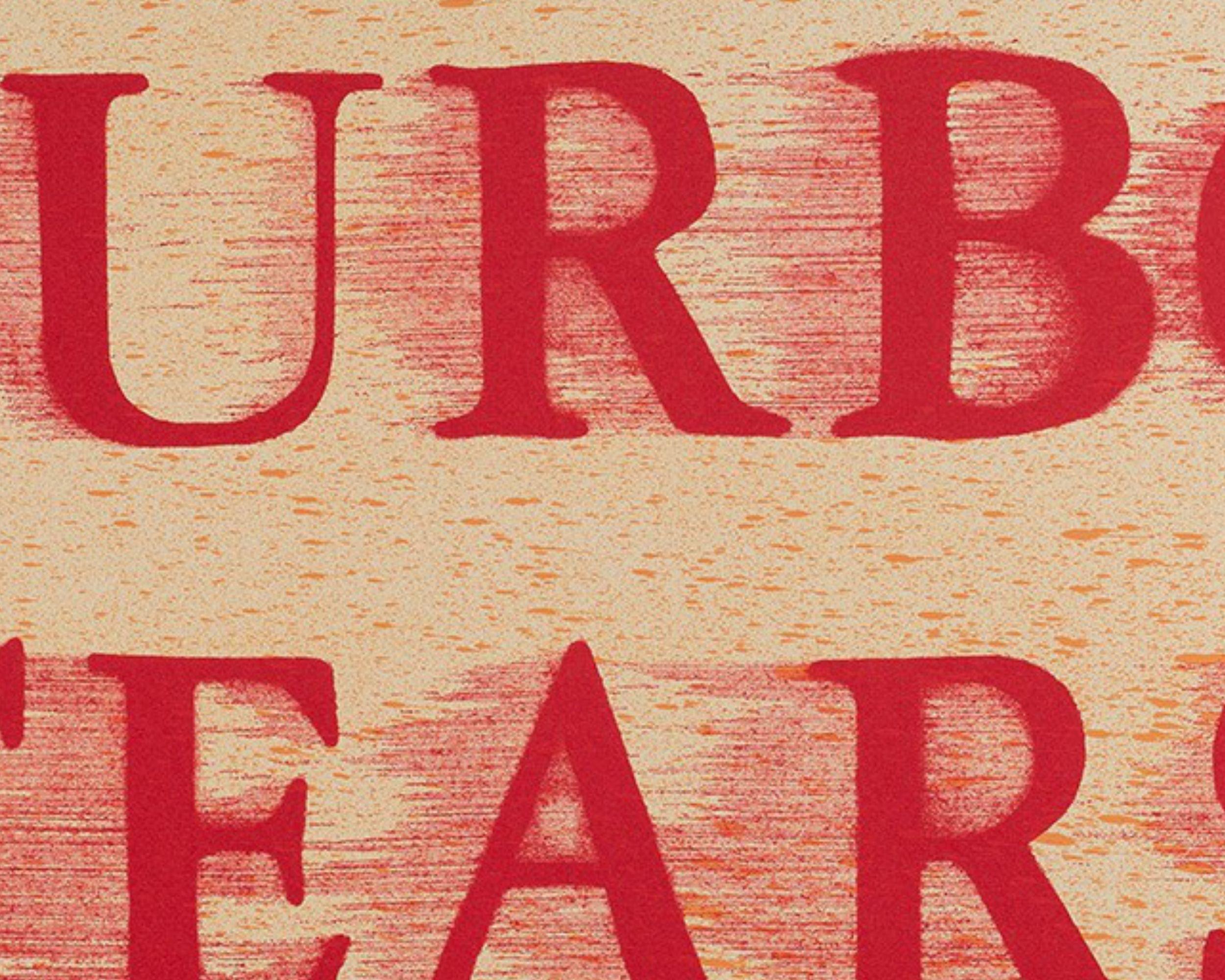 Ed Ruscha - Turbo Tears -- Print, Lithograph, Text Art by Ed Ruscha For ...