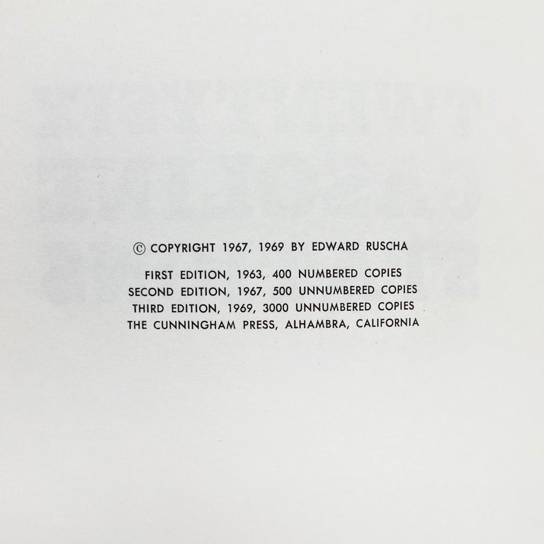 Ed Ruscha - Twentysix Gasoline Stations, Pop Art, Conceptual Art, 20th ...
