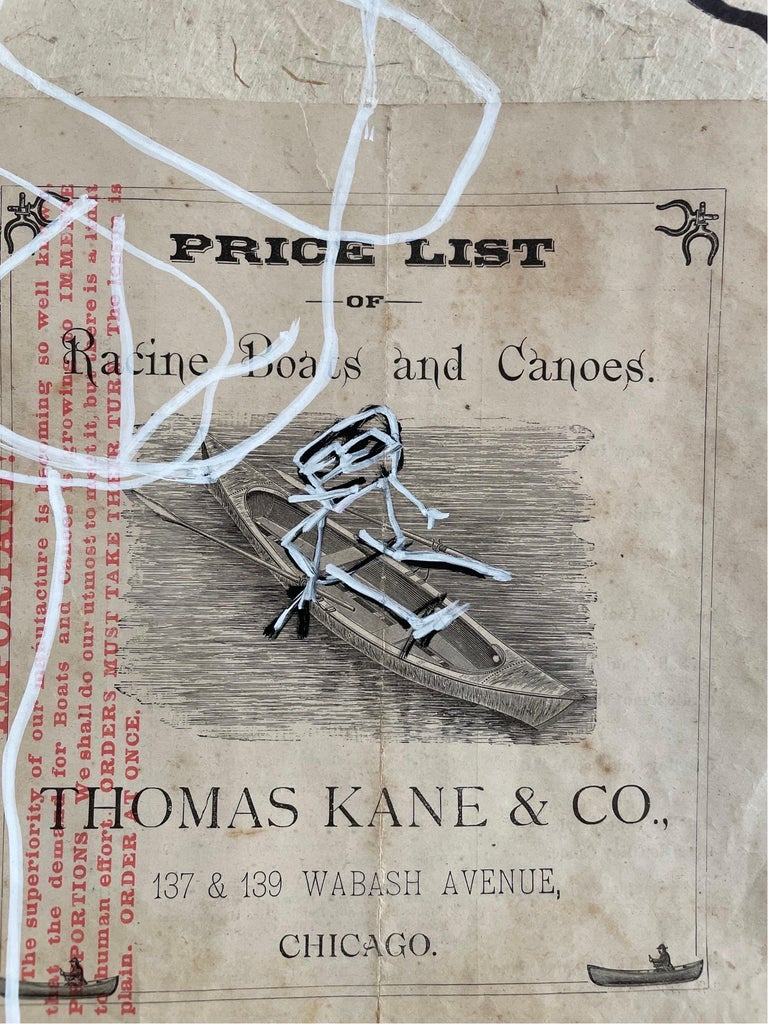 Ed Warner - CONTEMPORARY Artwork, Handmade paper. Jonas and the whale ...