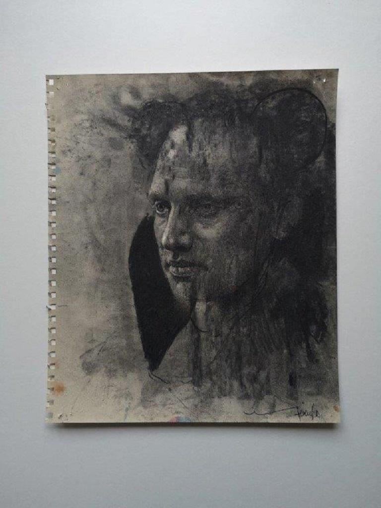 Eddy Stevens - Het Hedendaags Verleden 342 Mixed Media Drawing behind Glass Surrealist In Stock ...